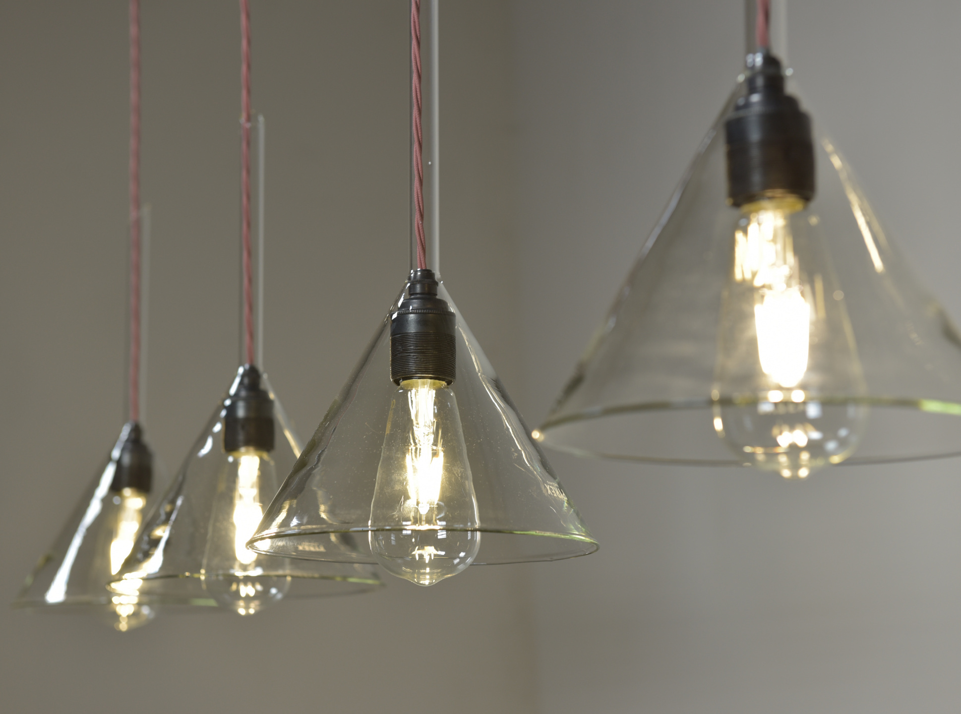 GLASS FUNNEL LIGHTS | Haes News & Photos