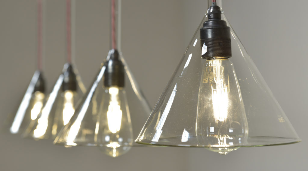 GLASS FUNNEL LIGHTS | Haes News & Photos