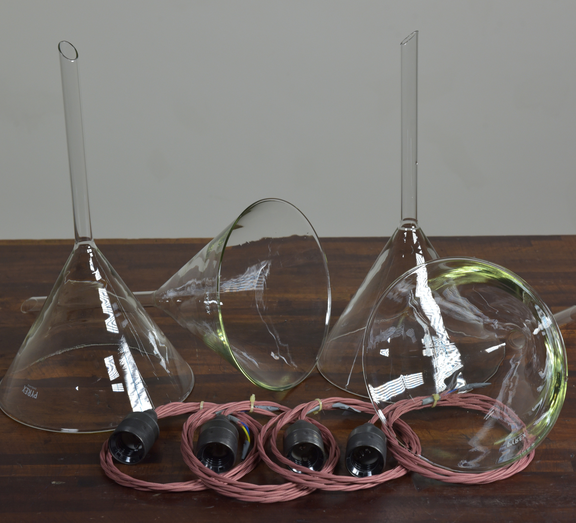 GLASS FUNNEL LIGHTS | Haes News & Photos